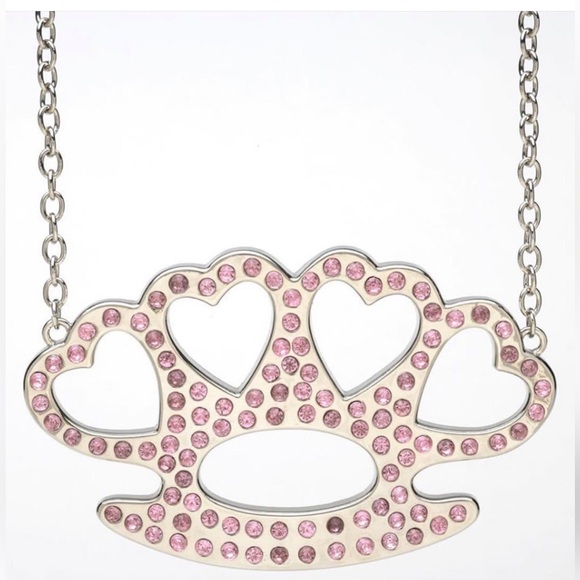 Rock Rebel | Jewelry | Rock Rebel Iso Brass Knuckle Necklace | Poshmark